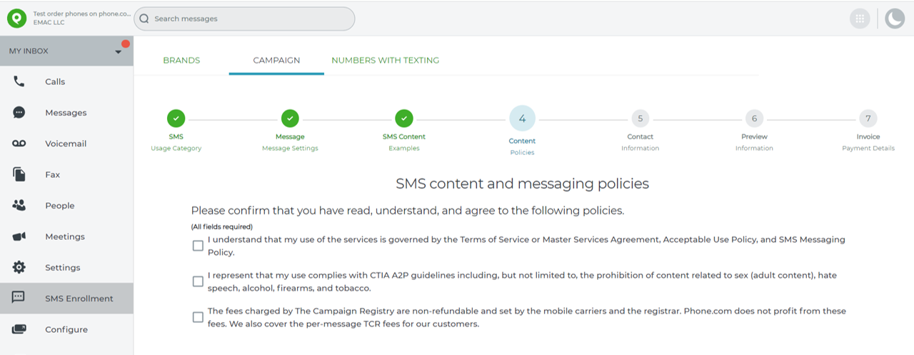 Text Messaging Registration: Field-by-Field Guide